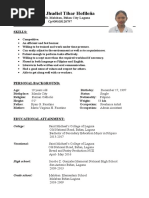 Jollibee Crew Resume for Students | PDF | Teachers | Learning