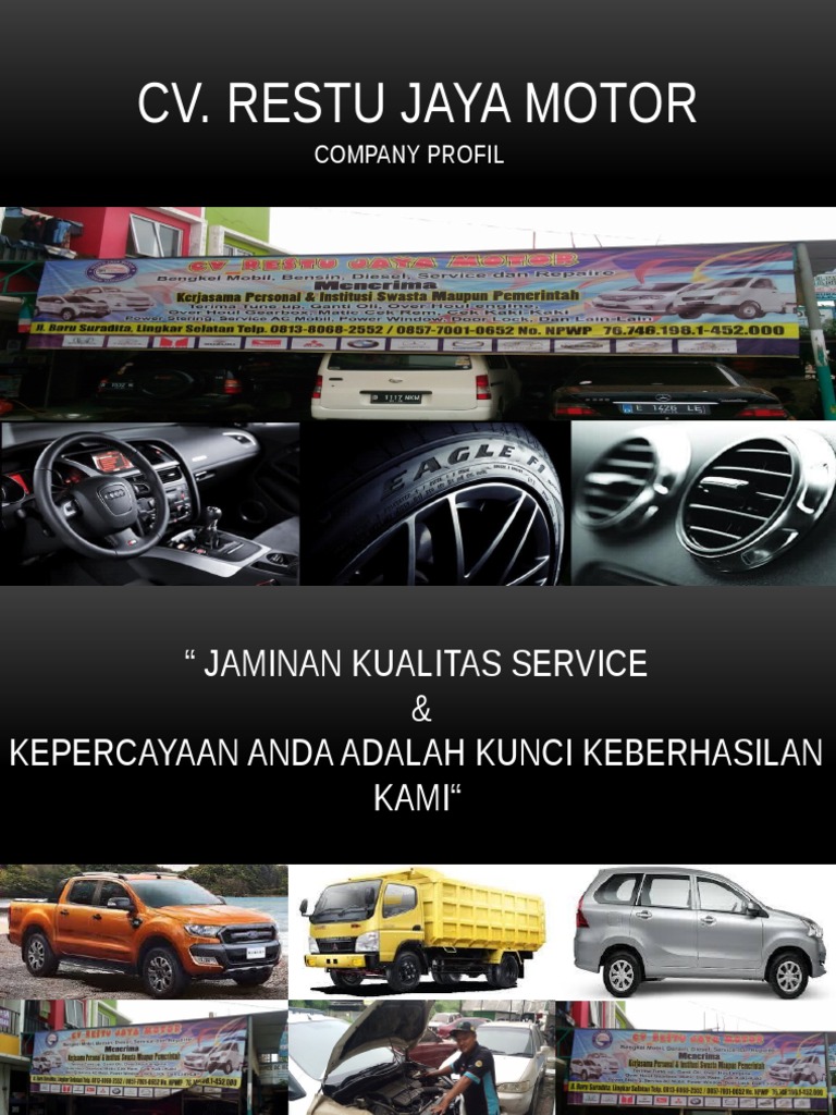 CV Restu Jaya Motor | PDF