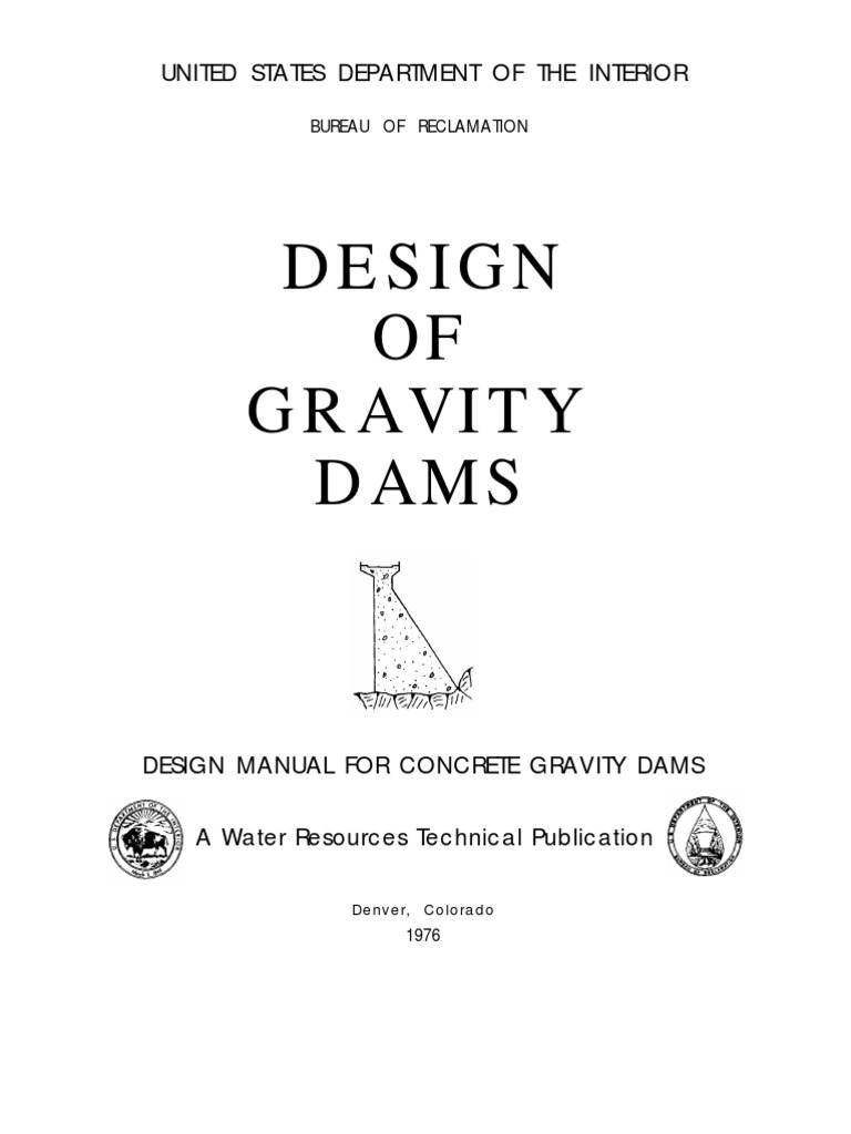 Concrete Gravity Dam Design Guide | PDF | Art | Technology & Engineering