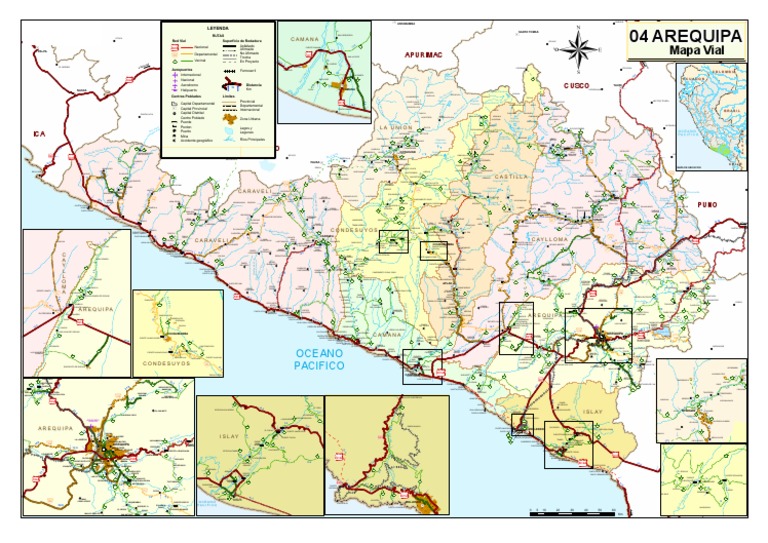 Mapa Arequipa PDF | PDF