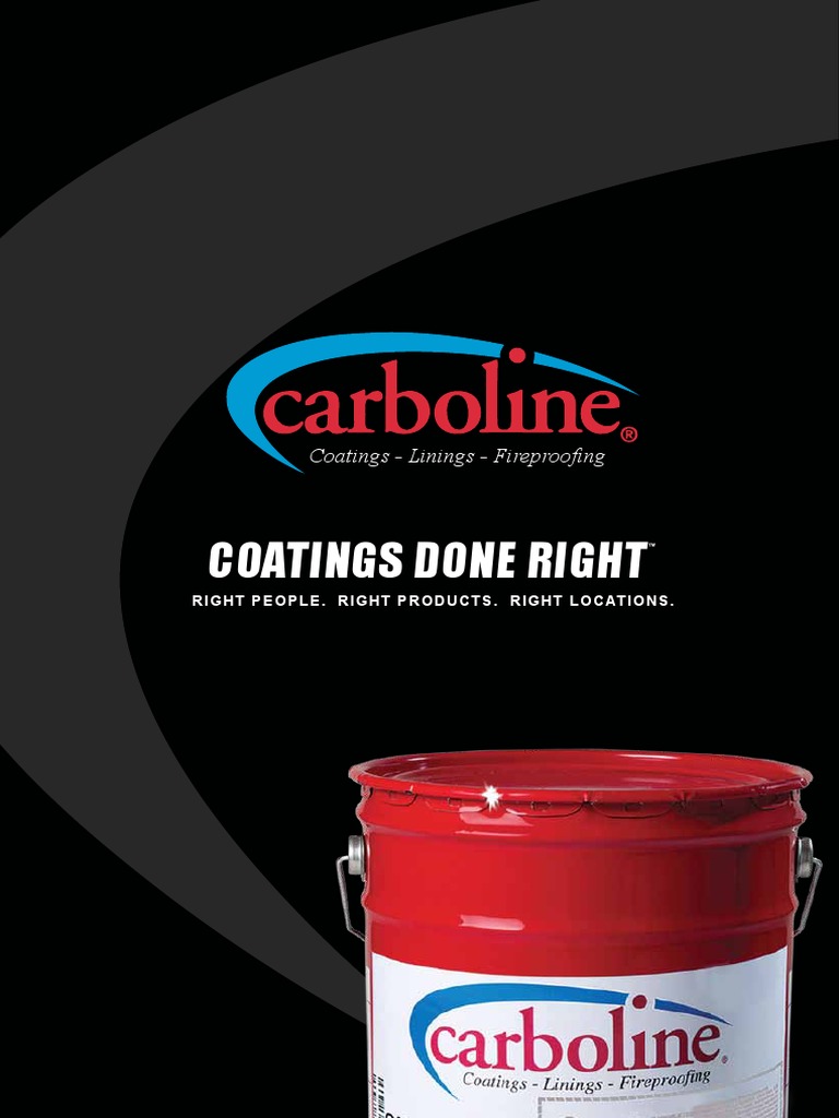 Carboline Brochure | PDF | Epoxy | Corrosion