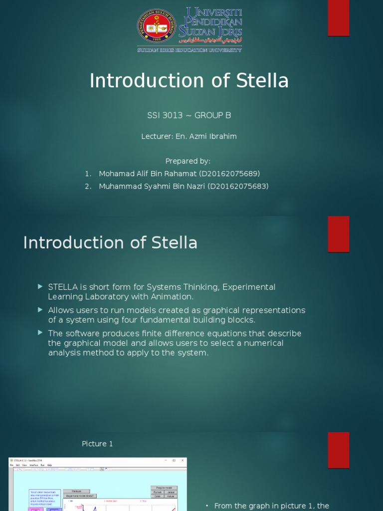 Introduction of Stella: Ssi 3013 Group B | PDF