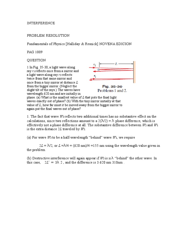 Interference | PDF | Science & Mathematics
