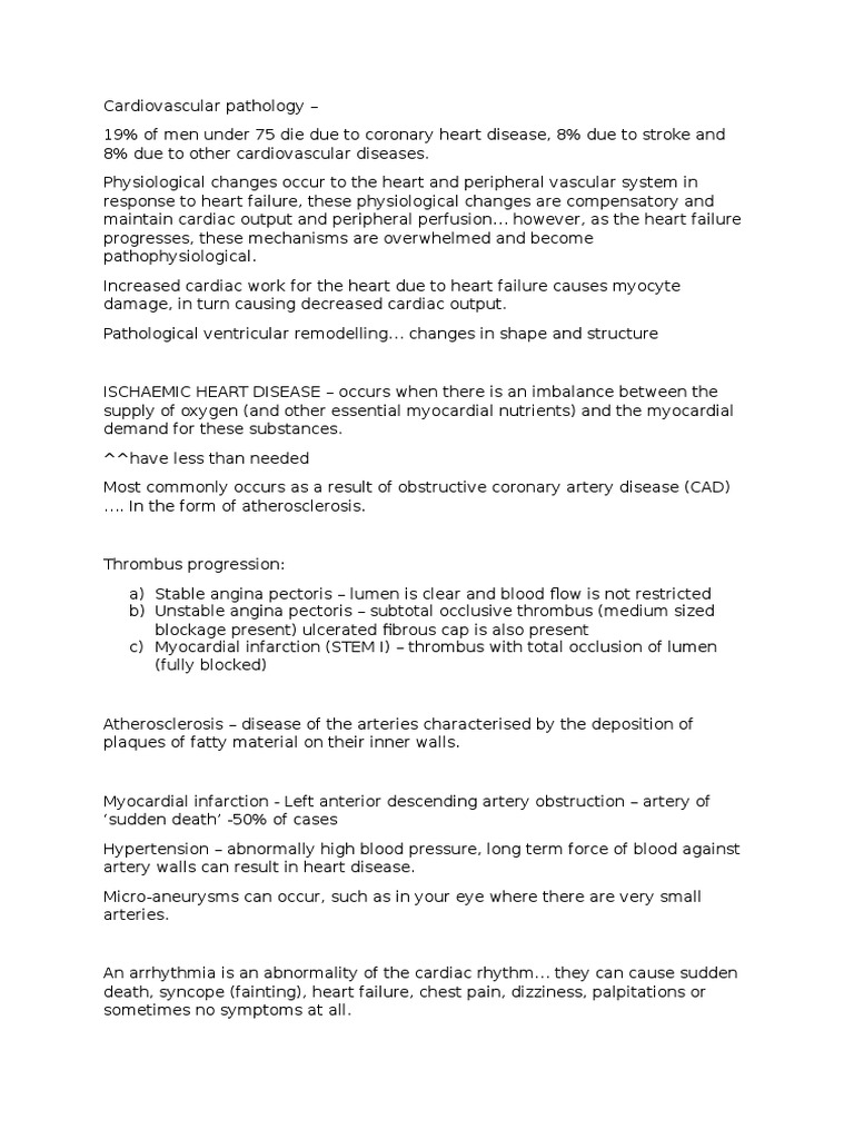 Cardiovascular Pathology | PDF