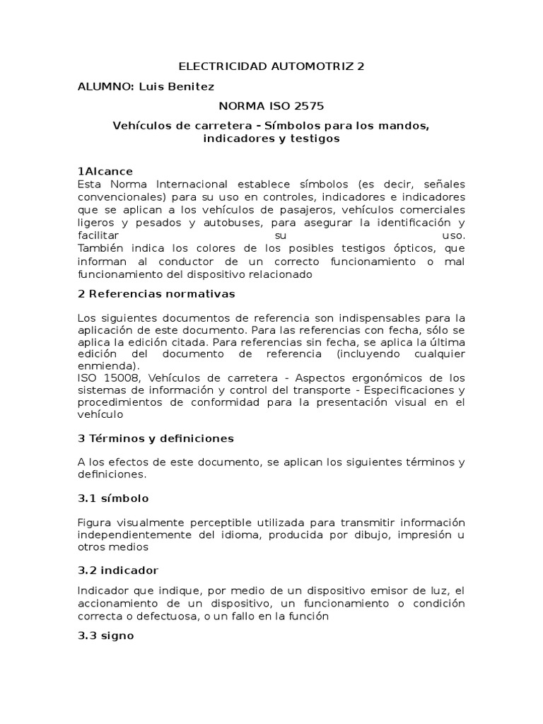 Norma Iso 2575 | PDF | Los símbolos | Color