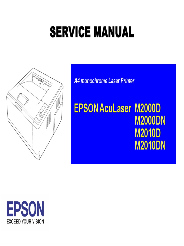 Epson AL M2000 M2010 | PDF | Printer (Computing) | Ac Power Plugs And ...