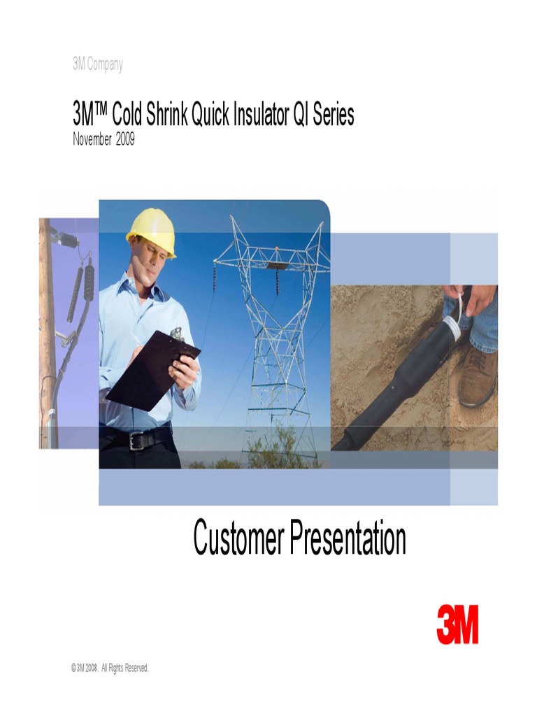 Customer Presentation: 3M™ Cold Shrink Quick Insulator QI Series | PDF ...