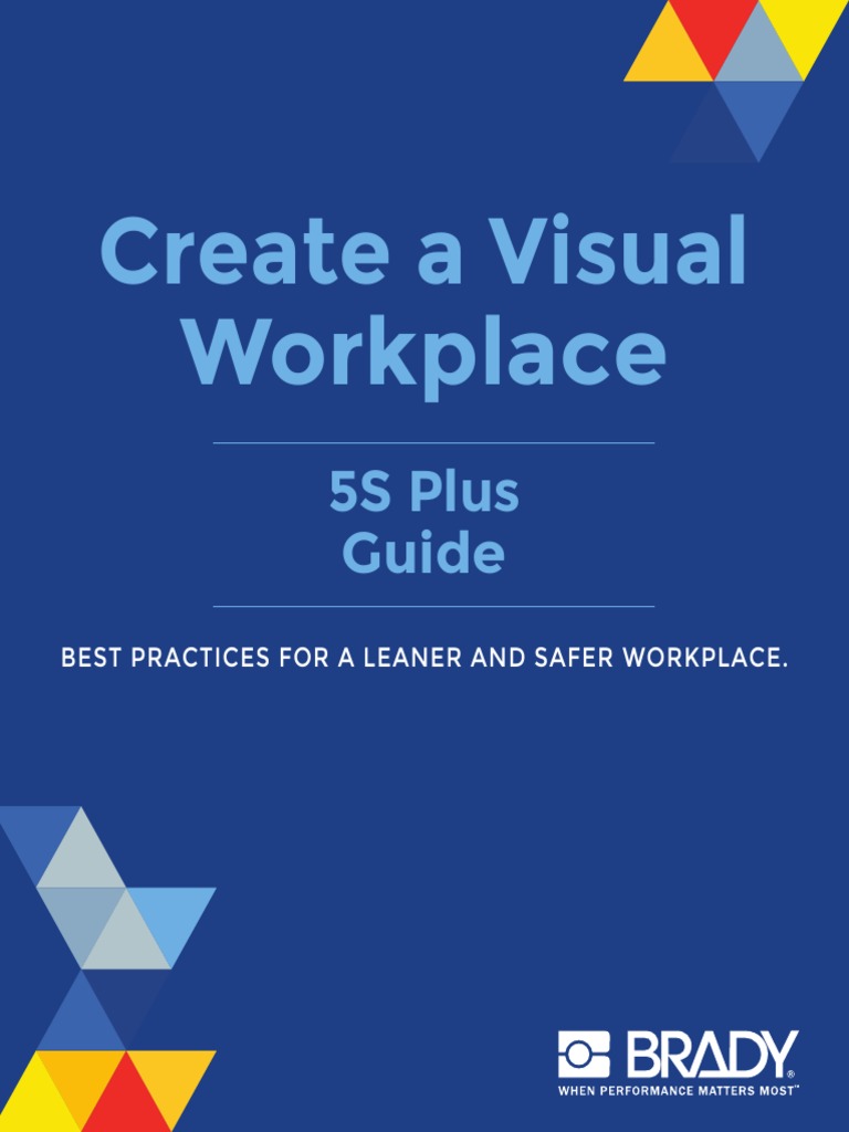 Create Visual Workplace 5S-Plus Guide PDF | Download Free PDF | Lean ...