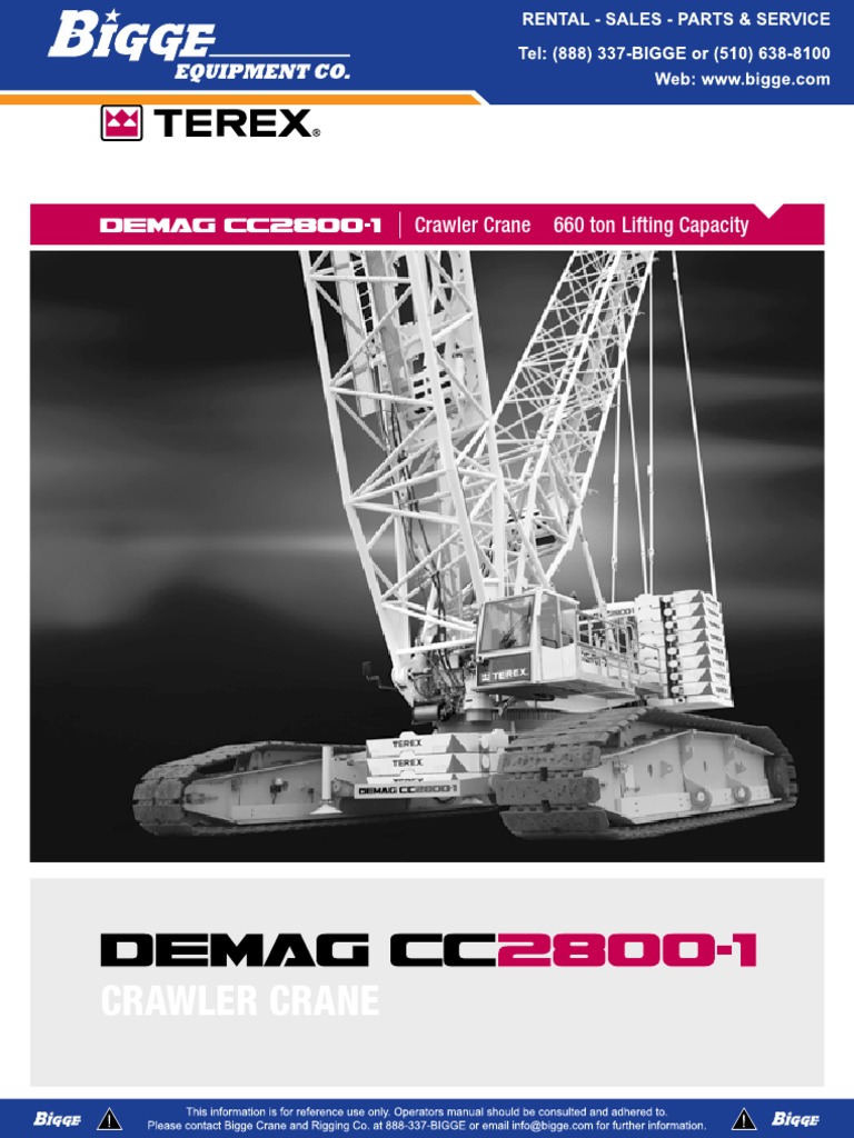 Demag CC 2800 1 PDF | PDF
