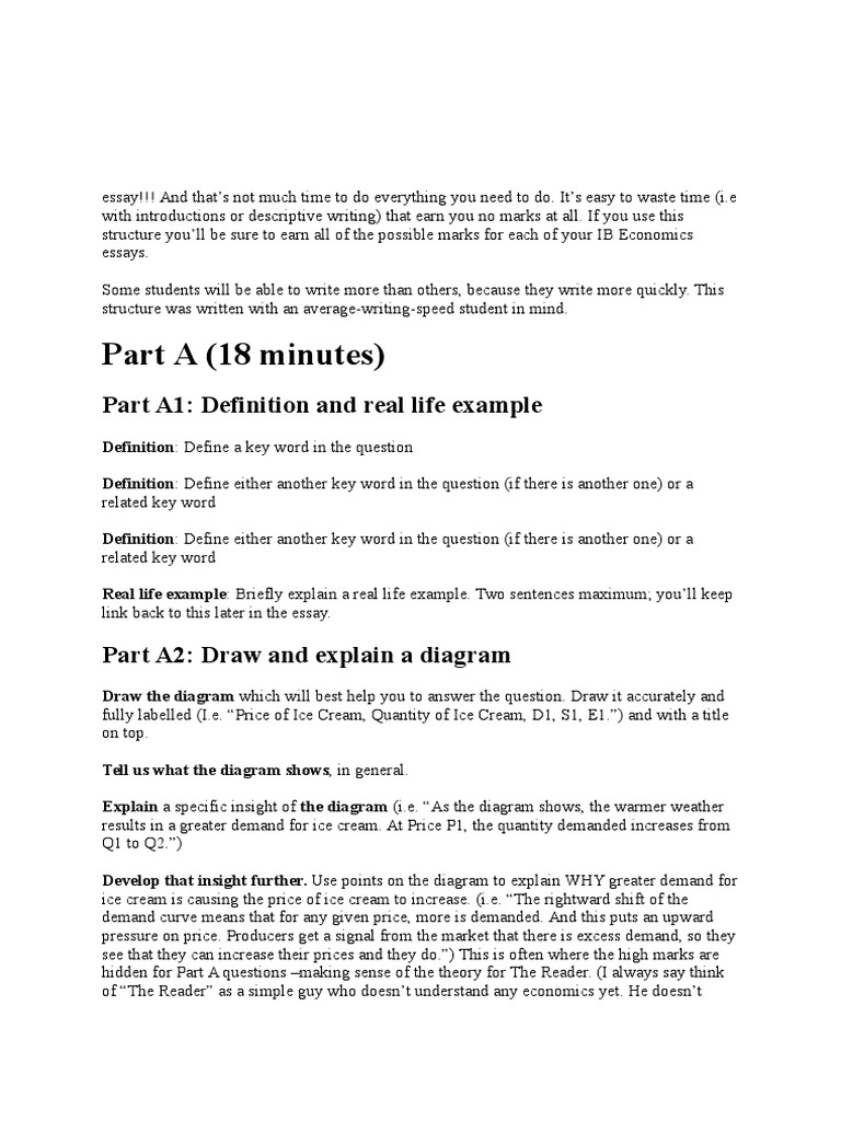 How To Structure Your Economics Essay PAPER I-2 | PDF | Demand | Prices
