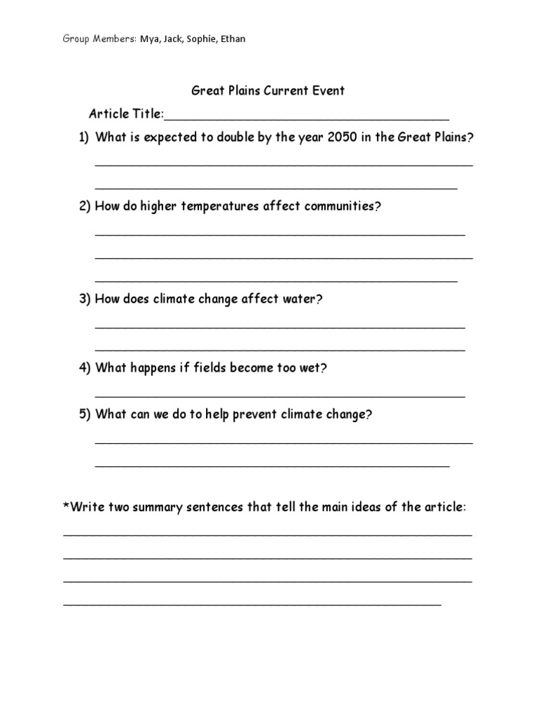 Mya, Jack, Sophie, Ethan: Group Members | PDF