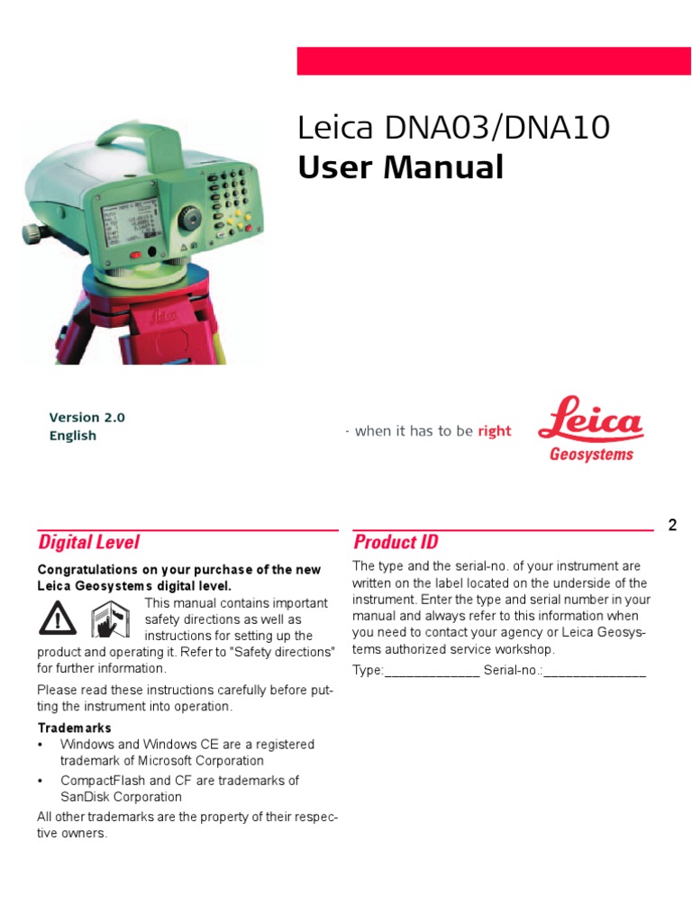 DNA User Manual en PDF | PDF | Accuracy And Precision | Battery ...