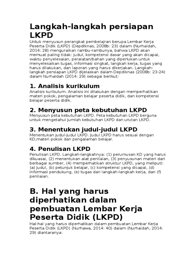 Langkah Menyusun LKPD | PDF | Bisnis | Seni