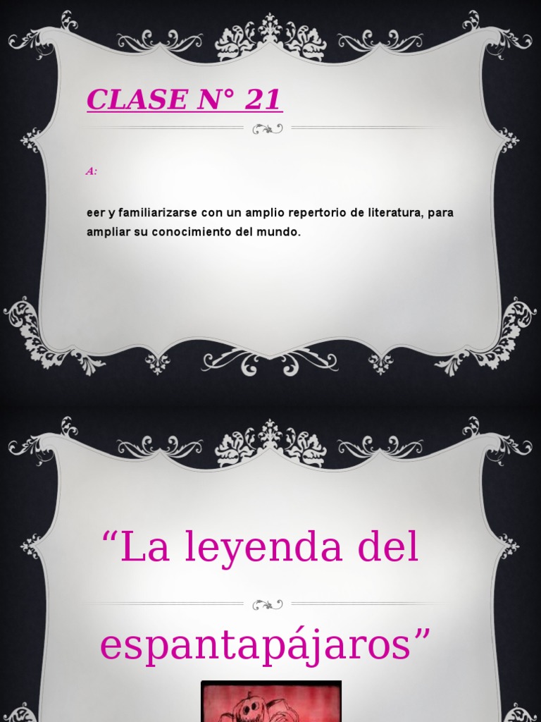 La Leyenda Del Espantapájaros | PDF