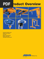 Abus Cranes Catalog | PDF | Crane (Machine) | Elevator