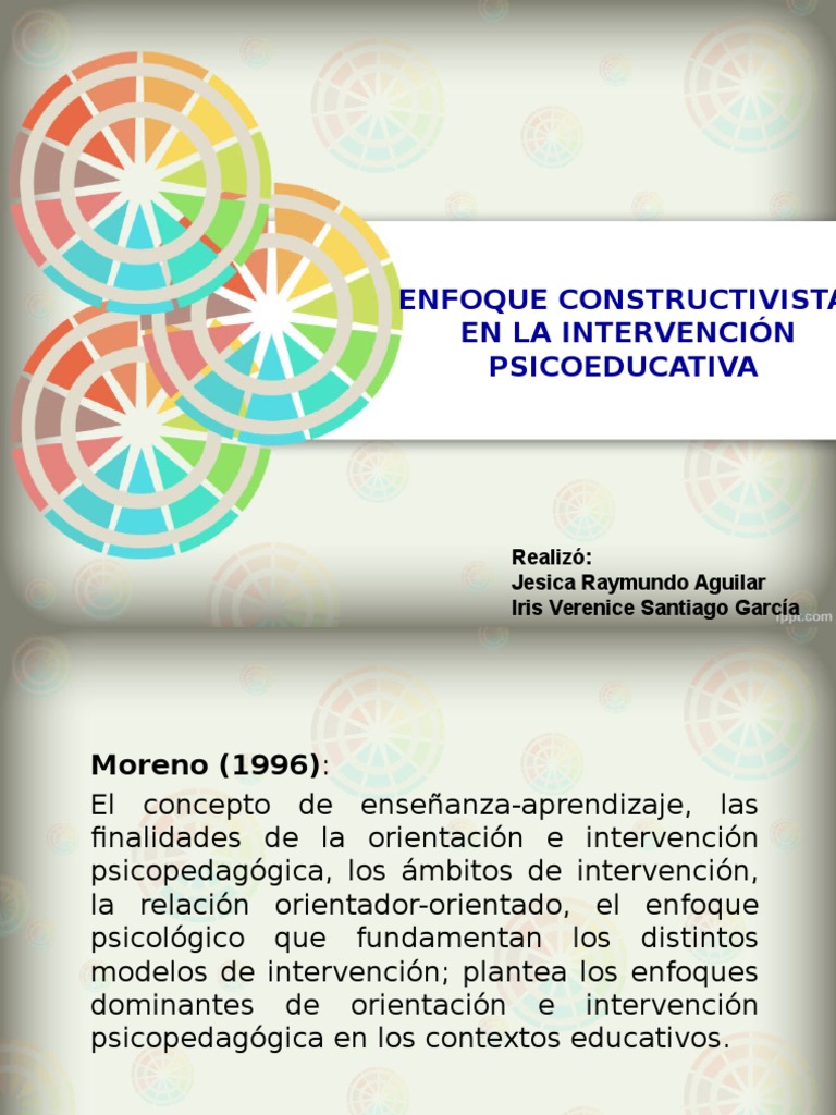 Enfoque Constructivista | PDF | Constructivismo (filosofía de la educación) | Aprendizaje