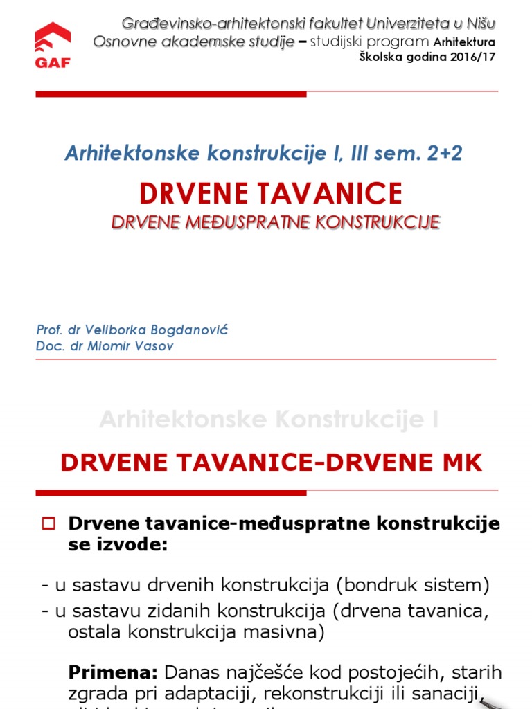 NOVO Predavanje br.3-DRVENE MK KONSTRUKCIJE (2016-2017) PDF | PDF