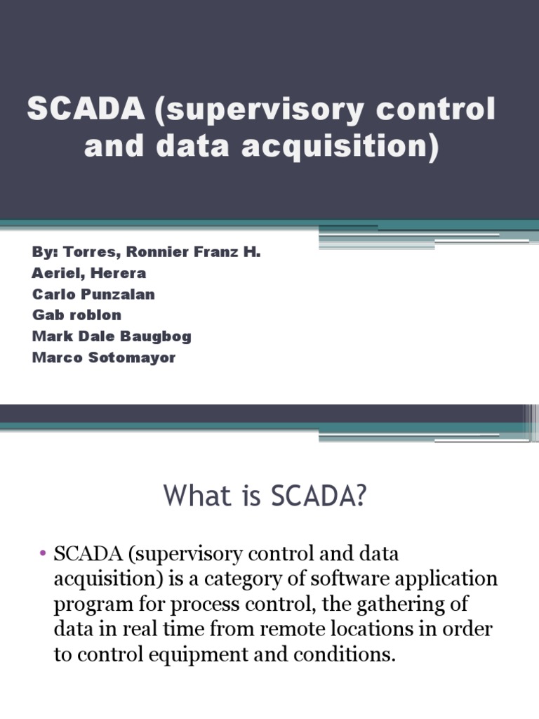 What is SCADA? Understanding Supervisory Control and Data Acquisition | PDF | Scada ...