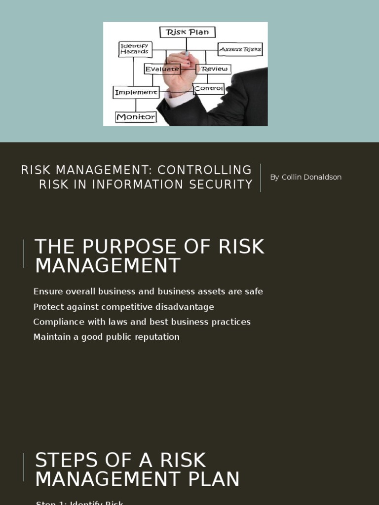Risk Management Presentation | PDF | Information Security | Risk Management