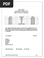 Invigilation Duty Chart | PDF