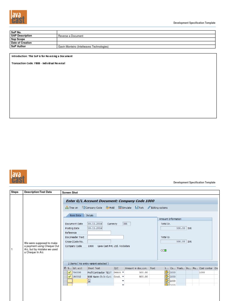 Reverse A Document: Introduction: This Sop Is For Reversing A Document ...
