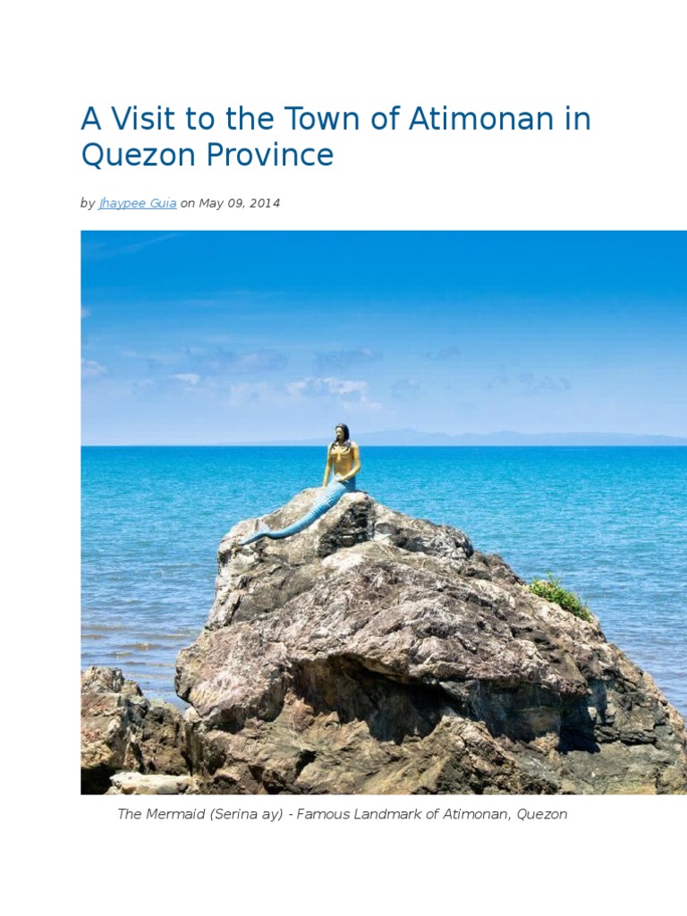 Atimonan Tourist Spots | PDF