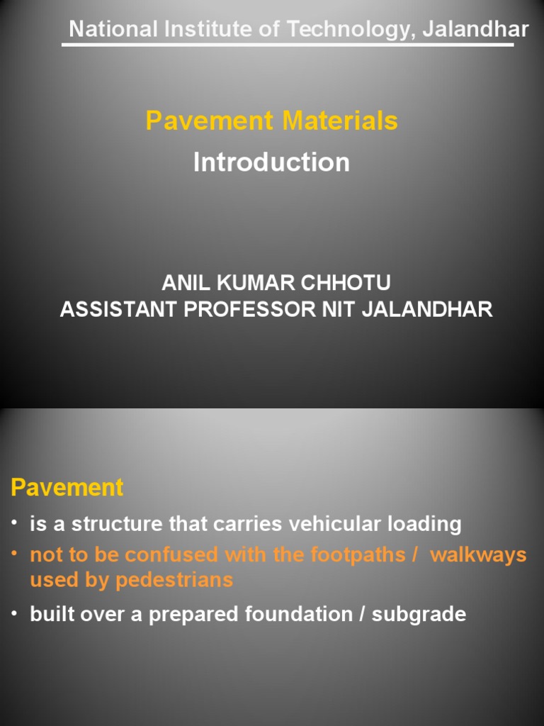 Pavement Materials and Their Properties | PDF | Road Surface | Yield ...