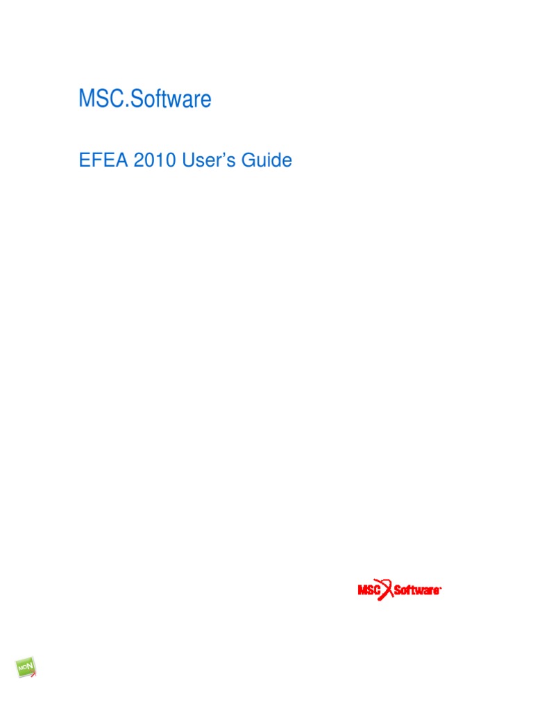 MD Nastran 2010 EFEA User Guide | PDF | Finite Element Method | Physics