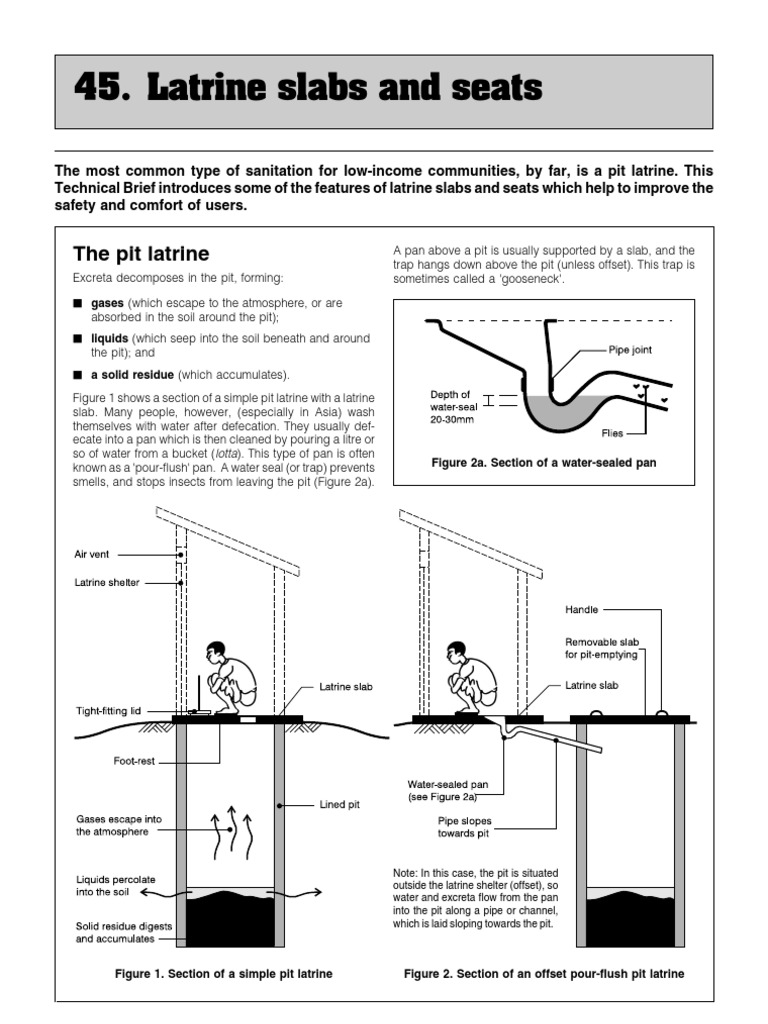 Latrine Slabs and Seats | PDF | Precast Concrete | Latrine