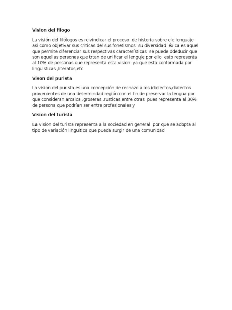 Vision Del Filogo | PDF