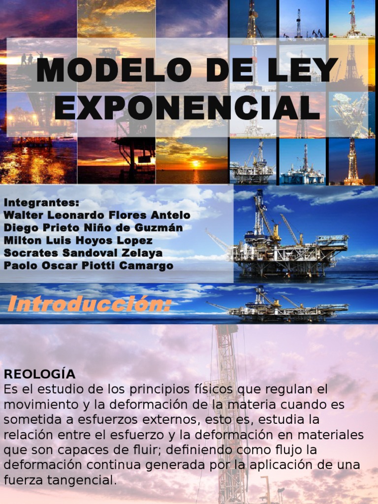Ley Exponencial en Reología de Fluidos | PDF | Viscosidad | Fluido