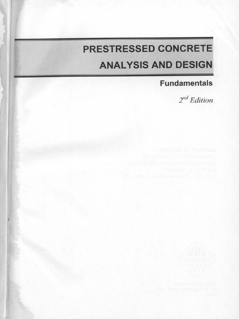 Prestressed Concrete Analysis and Design | PDF