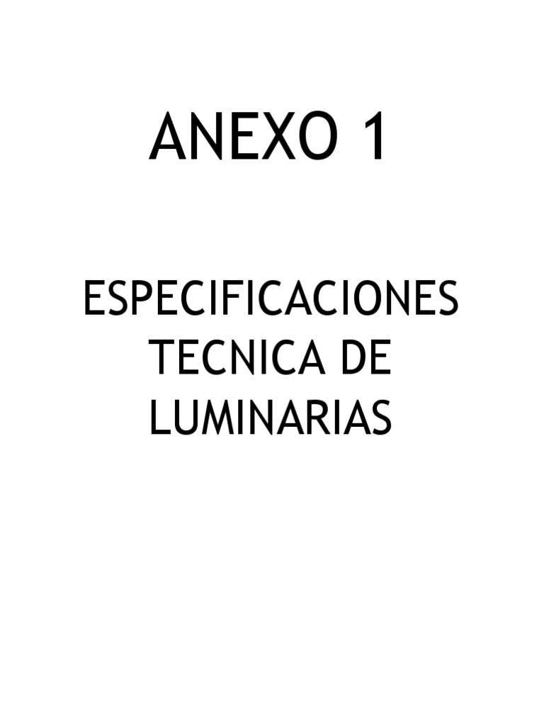 Especificaciones Tecnicas de Luminarias - Led-Nova-Zd516 - A PDF | PDF ...