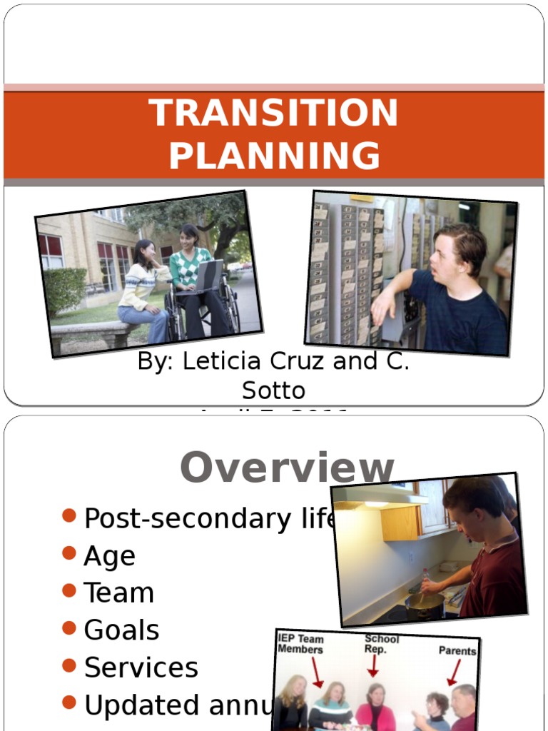Transition To Post-Secondary Life | PDF | Disability | Intellectual ...