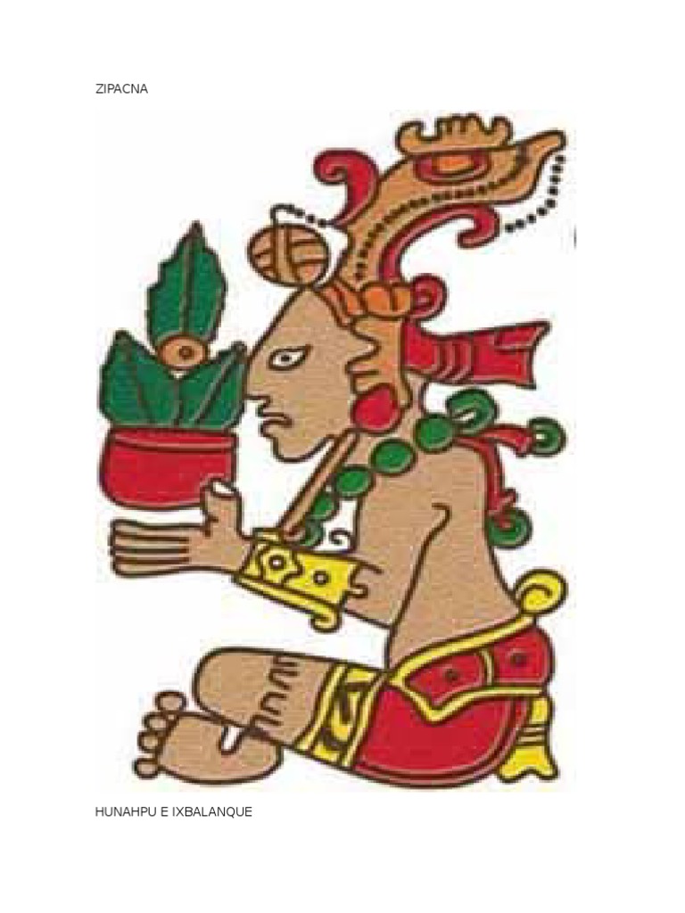 Zipacna, Hunahpu e Ixbalanque, Bukup Kaquix | PDF