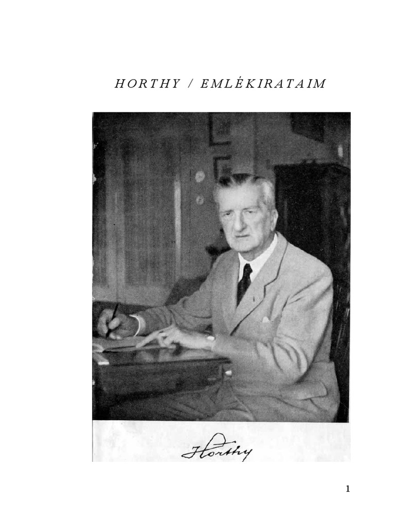 Horthy Miklós-Emlékirataim PDF | PDF