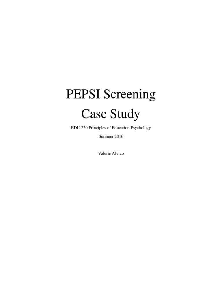 Pepsi Screening | Download Free PDF | Friendship | Anger
