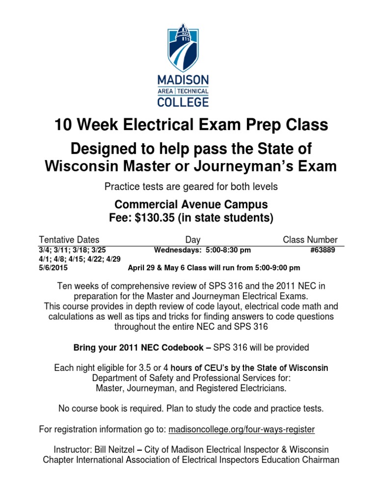 2015 Spring ELEC Exam Prep Flyer | PDF