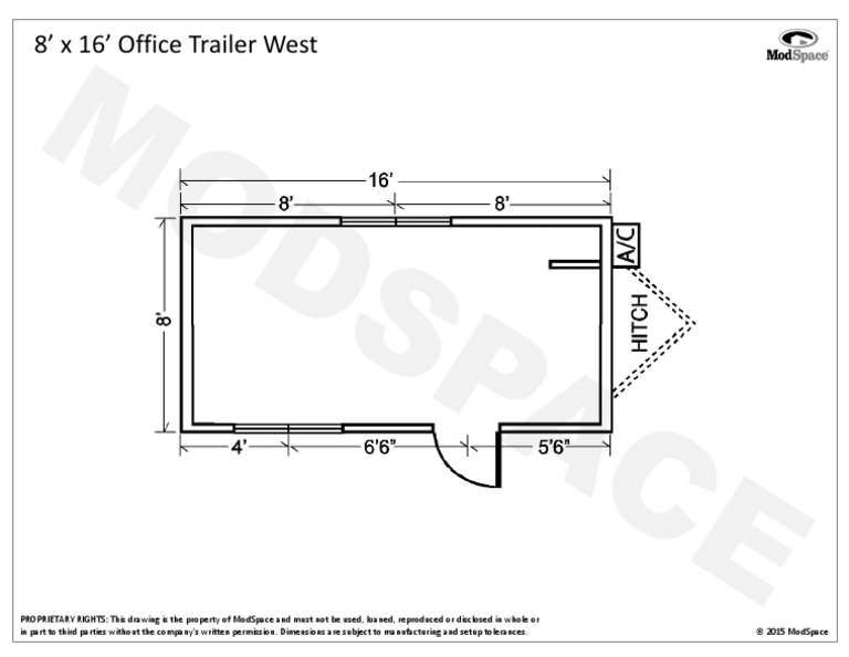 8x16 Officetrailer | PDF