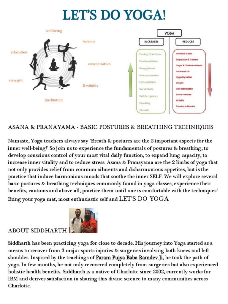 Intro To Yoga&About Siddharth | PDF