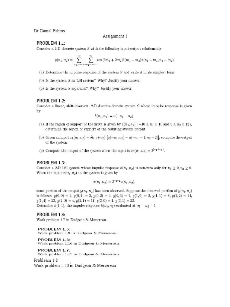Assignment 1 - Conv | PDF