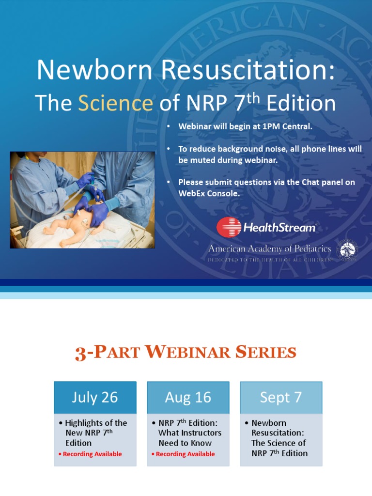 The Science Behind NRP 7th Edition | PDF | Cardiopulmonary ...