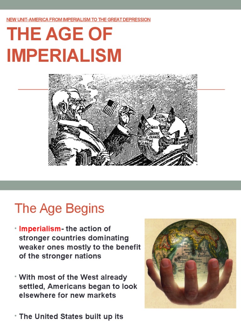 The Age of Imperialism: New Unit-America From Imperialism To The Great ...