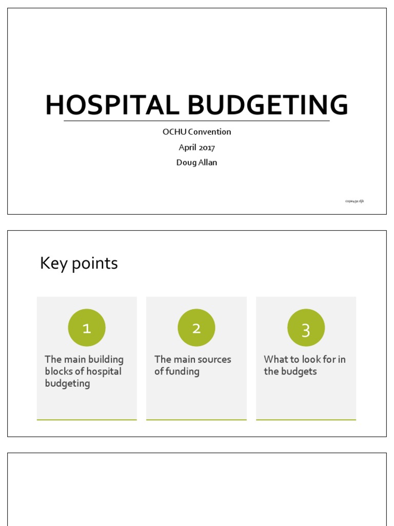 Presentation Ochu Hospital Budgets Haps 2017-05-02 | PDF | Hospital ...