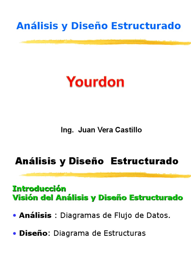 Clase Yourdon y El Analisis Estructurado | PDF | Extremos delantero y ...