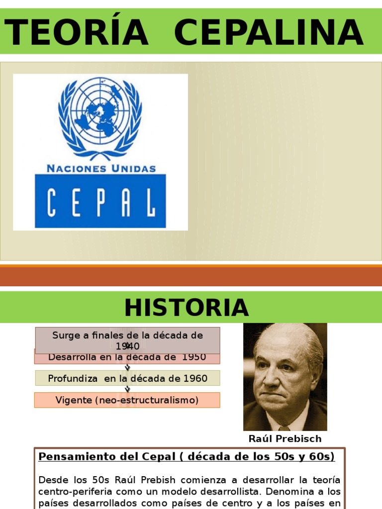 Teoría Cepalina y su Evolución | PDF | Crecimiento económico ...