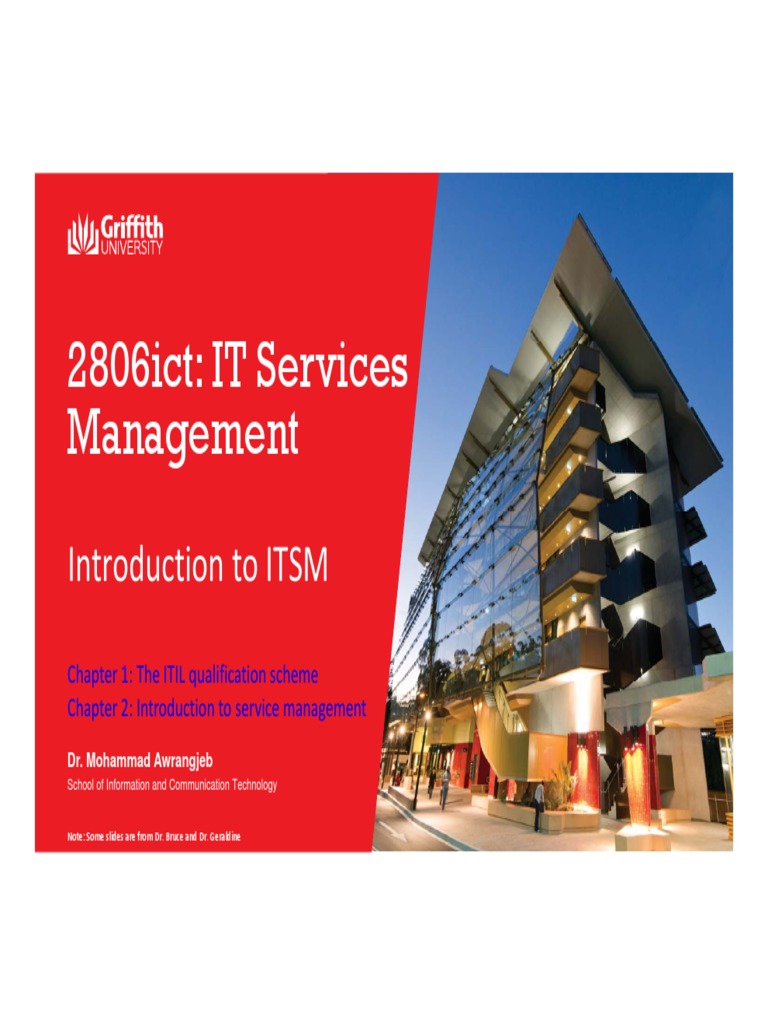 IT Services Management Overview | PDF | Itil | It Service Management