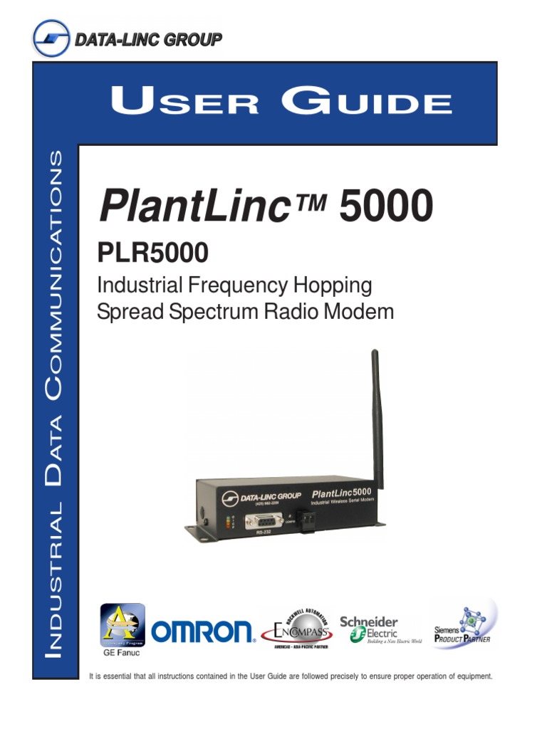 PLR5000 PDF | PDF | Electromagnetic Interference | Modem