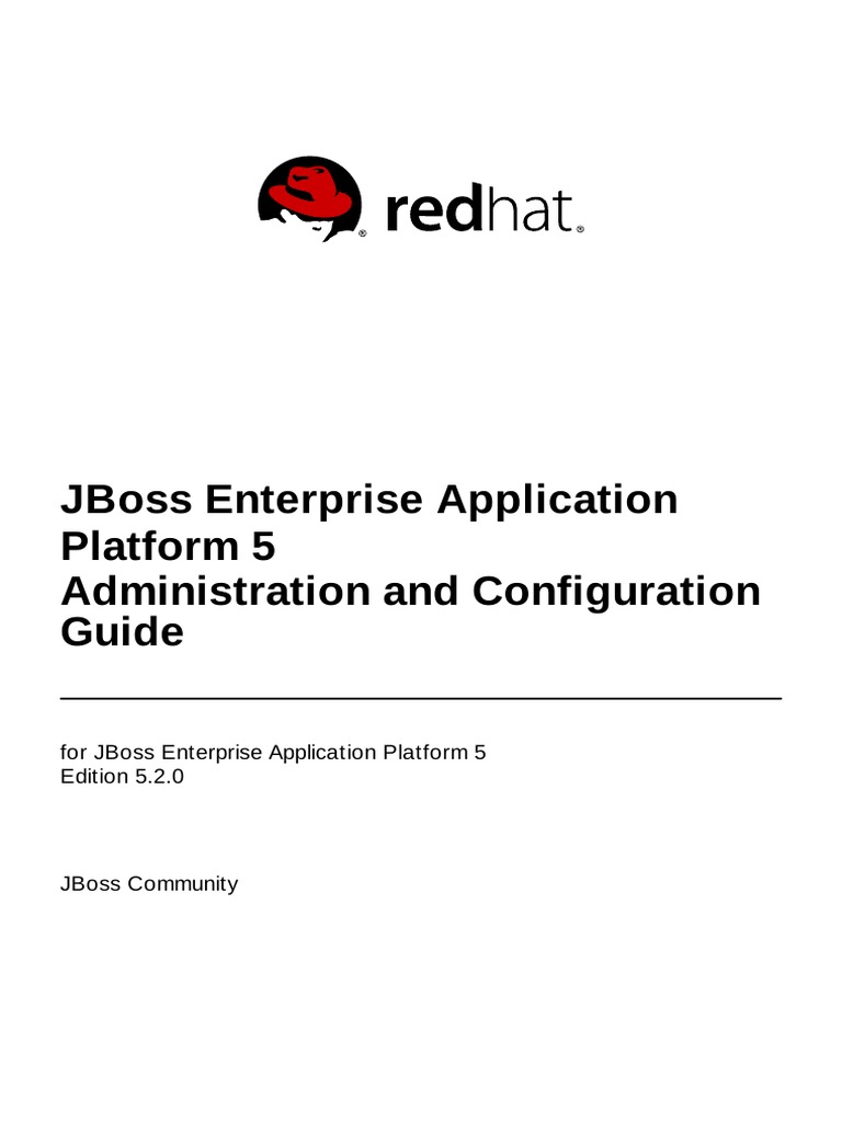 JBoss Enterprise Application Platform-5-Administration and Configuration Guide-en-US PDF | PDF ...