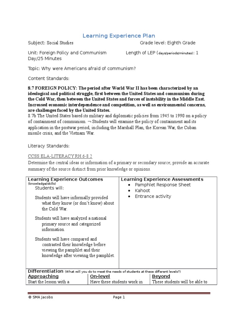 Similarities and Differences Lep | PDF | Worksheet | Containment